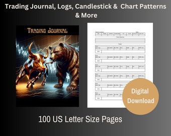 Hardcover Crypto Trading Journal Notebook, Include Technical Analysis ...