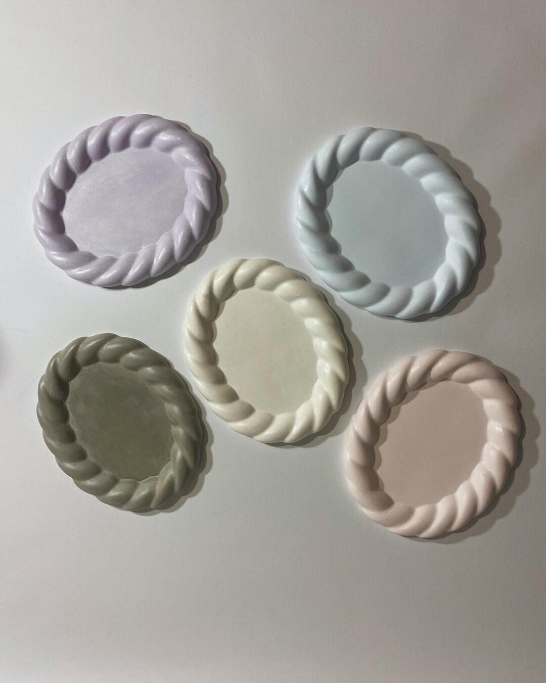 Concrete Tray | Coffee Table Tray | Round Trays | Decorative Table Tray ...