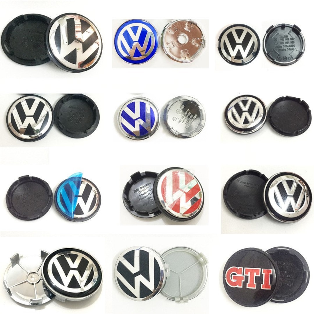 4x VW Volkswagen GTI Center Cap Wheel Center Cap Black Emblem - Etsy UK