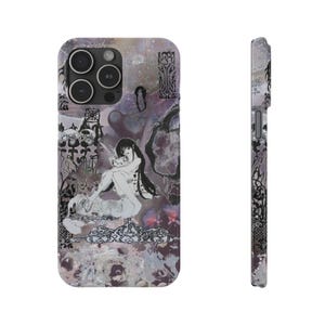 Goth Slim Phone Case, Dark Cyberpunk Esoteric Alternative Art, Y2K ...