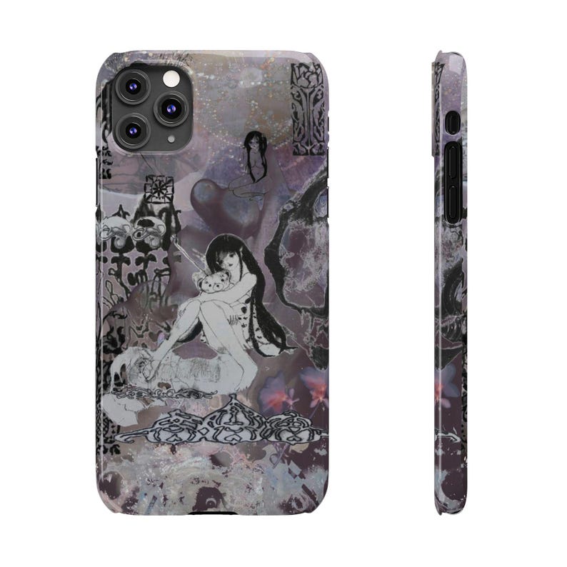 Goth Slim Phone Case, Dark Cyberpunk Esoteric Alternative Art, Y2K ...
