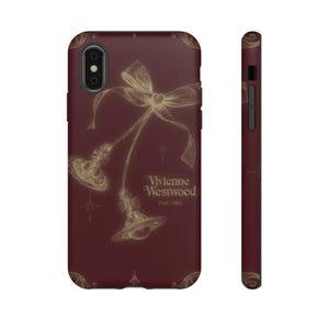 Vivienne Westwood Dark Red Maroon Fashion NANA Phone Case - Etsy