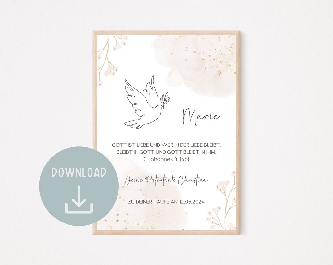 Godparent Letter Baptism, Godparent Letter for Godchild, Baptism Letter ...