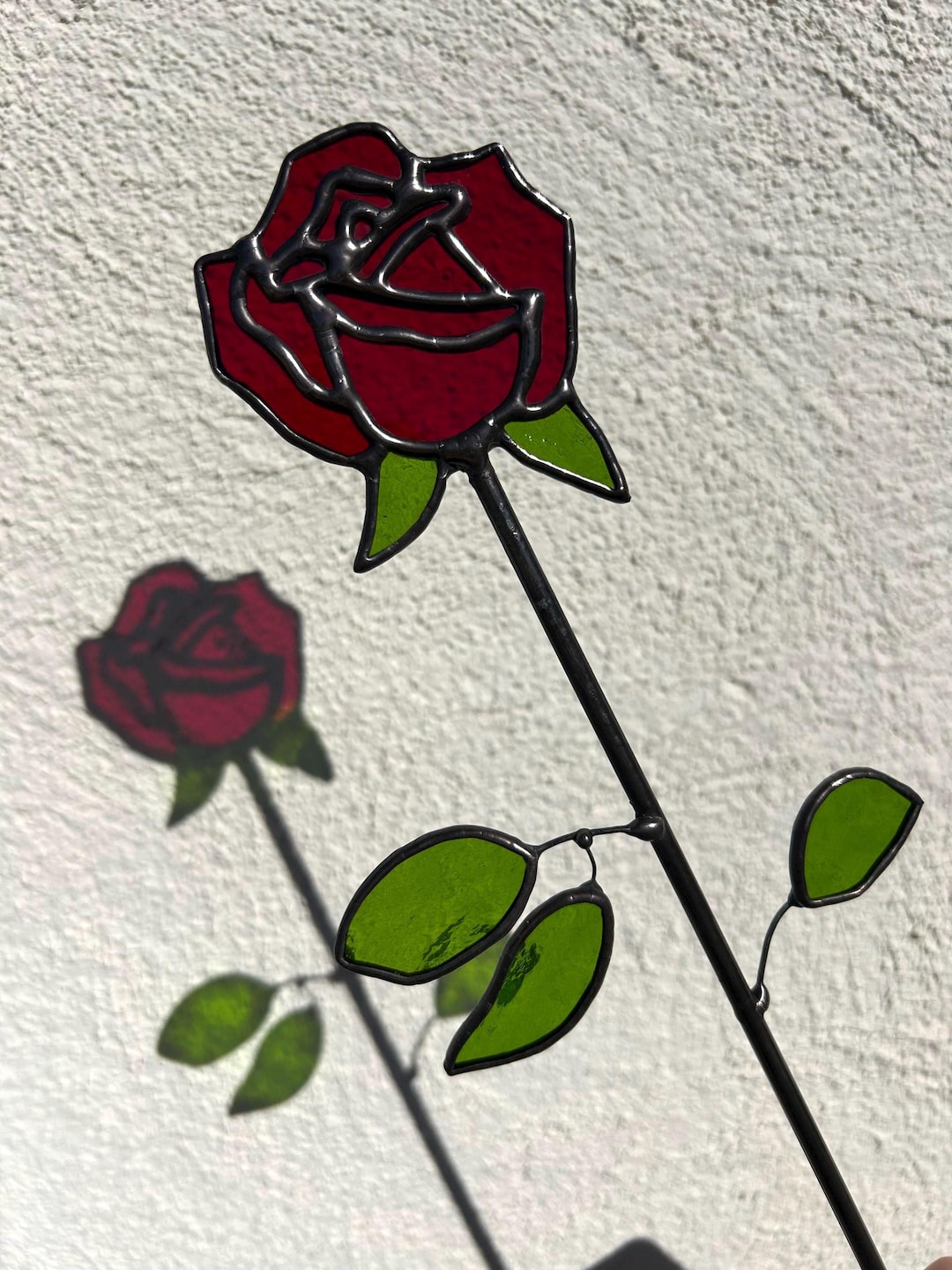 Rose Plant Stake - Etsy