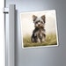 Cute Teacup Yorkie Fridge Magnet Adorable Puppy Dog Home Decor Animal ...