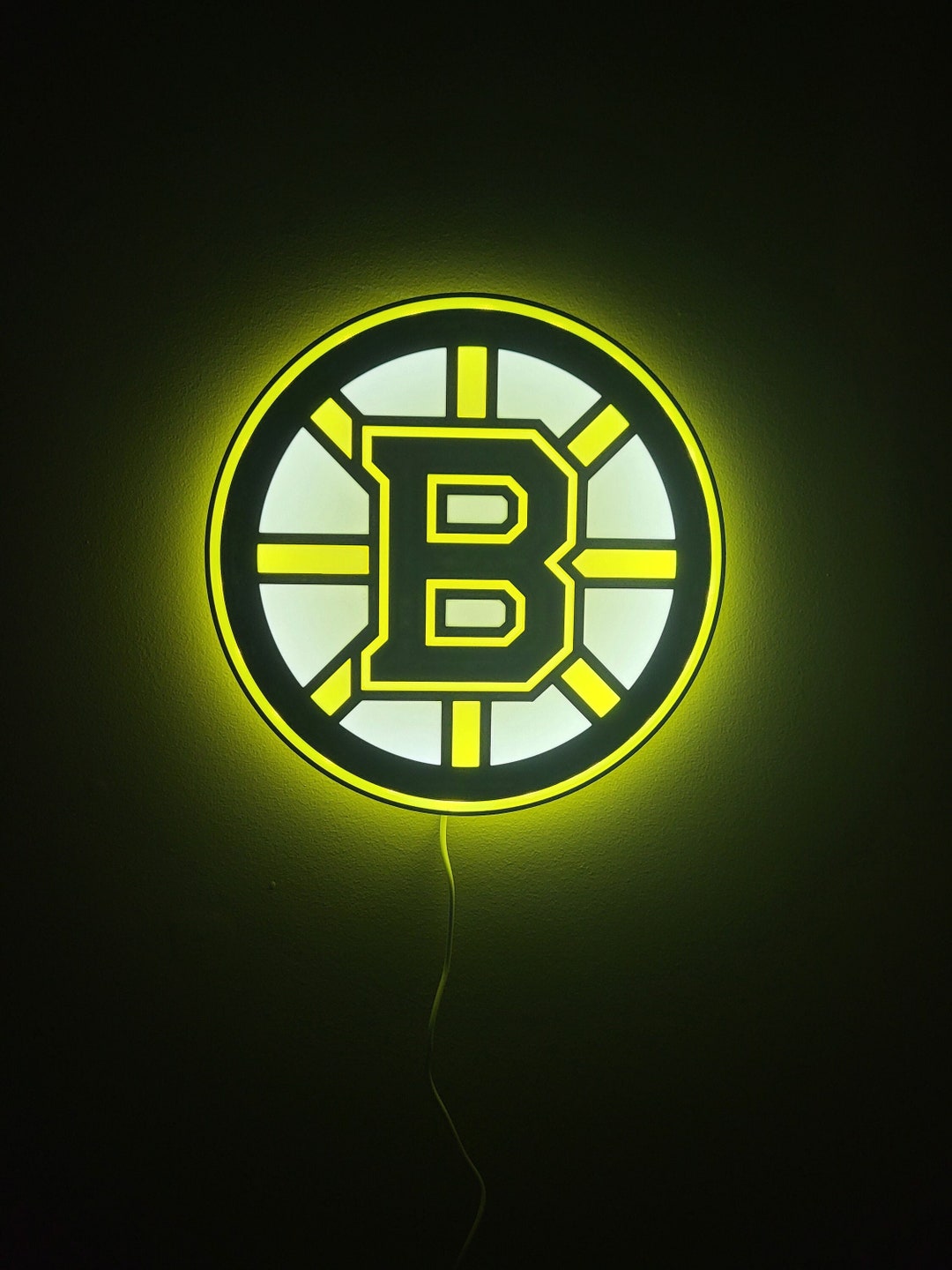 Boston Bruins LED Sign Nhl Hockey Gift for Men Fathers Day Mancave NHL ...