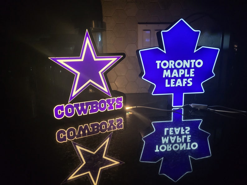 Toronto Maple Leafs Light Sign Original Logo LED Sign NHL Hockey Gift ...