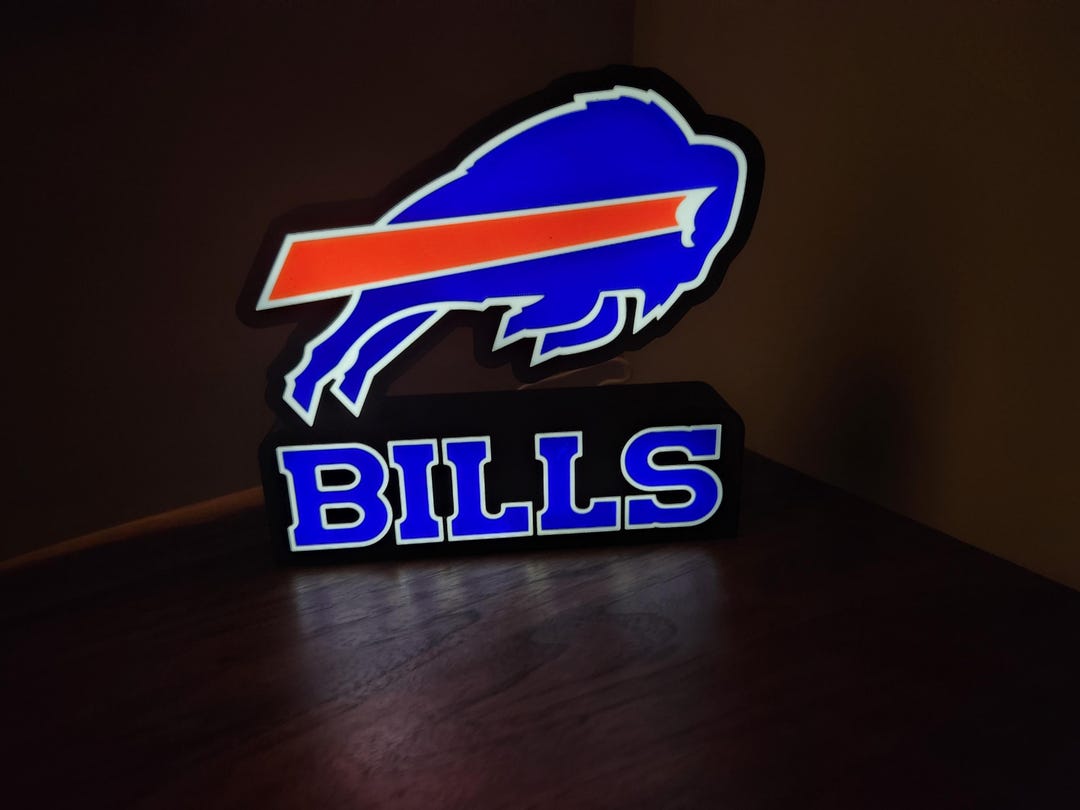 Buffalo Bills LED Lightbox Sign: NFL Football Mancave Decor - Etsy