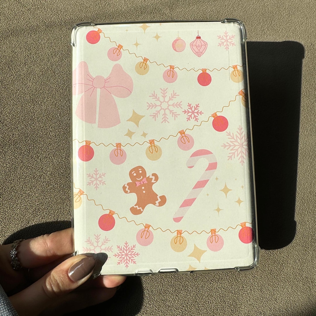 Pink Christmas Kindle Insert. PRINTABLE Kindle Insert. Digital Download ...