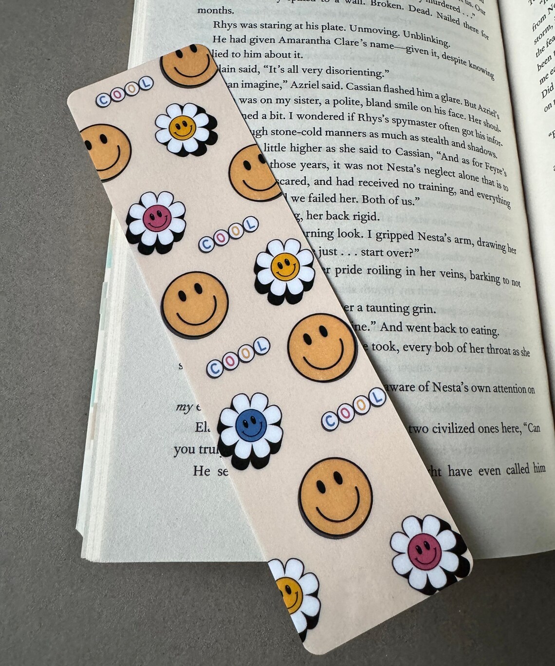 Retro Smiley Bookmark Book Lover Gift Bookmark Retro Friendship ...