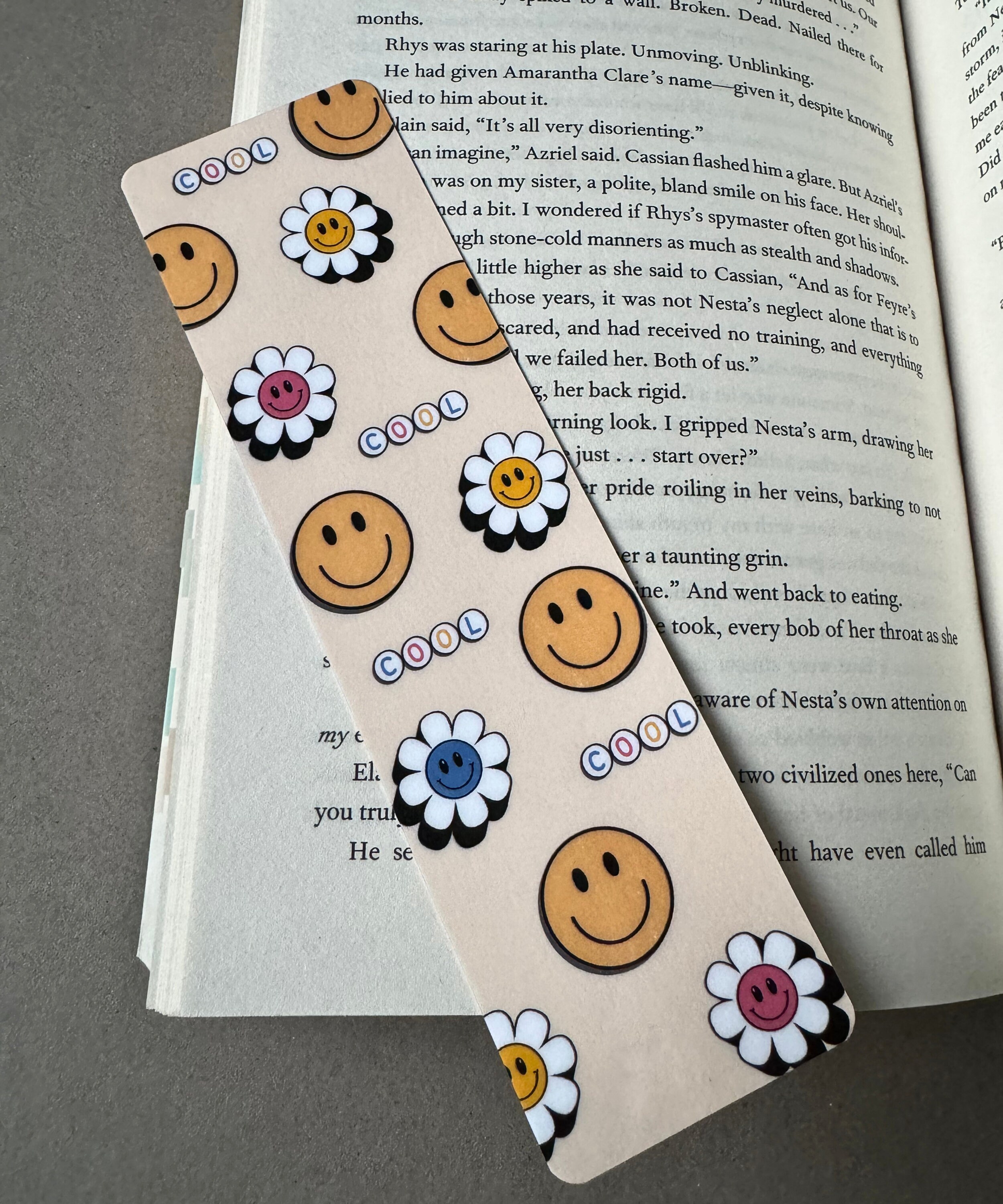 Retro Smiley Bookmark Book Lover Gift Bookmark Retro Friendship ...
