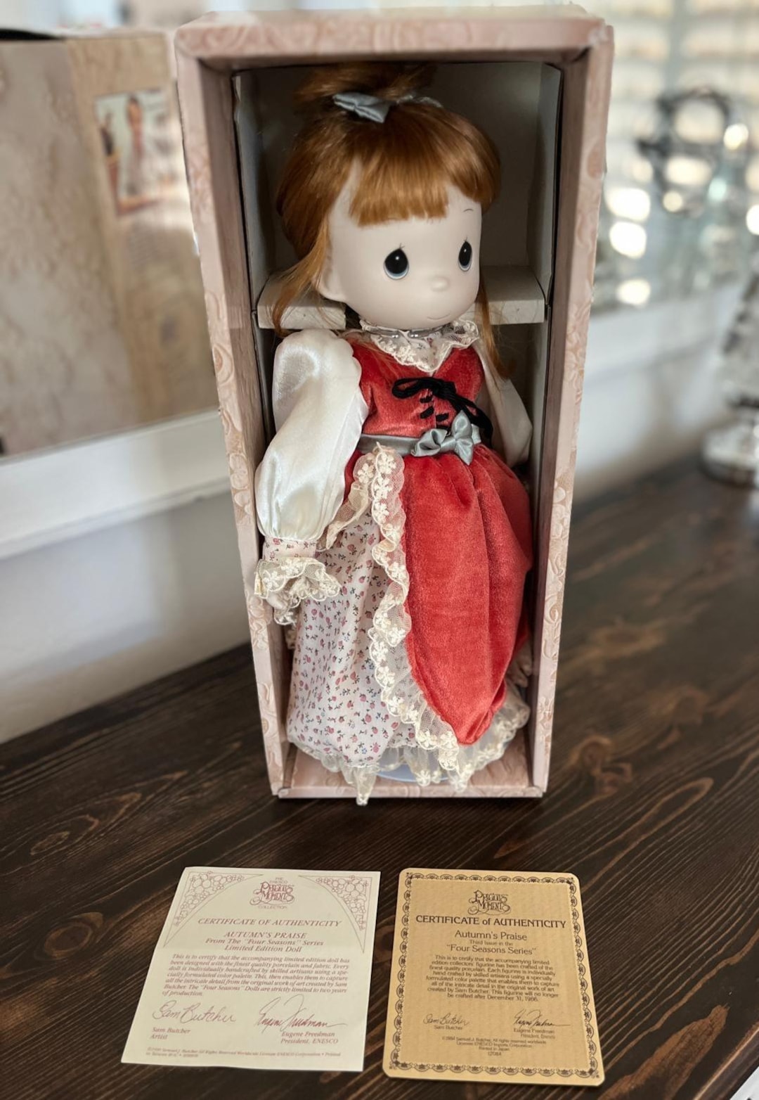 VINTAGE Precious Moments Four Seasons “autumn” Limited Edition ...