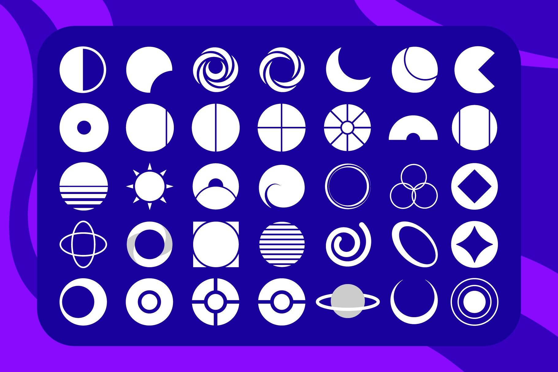 30 Circle Logo Bases - Etsy