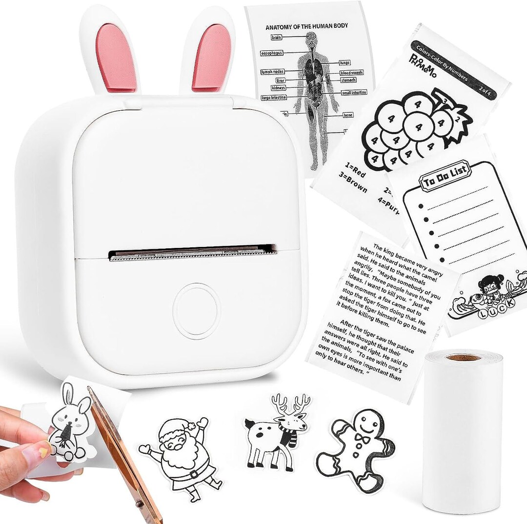 Mini Printer T02 Bluetooth Inkless Instant Photo Printer - Etsy