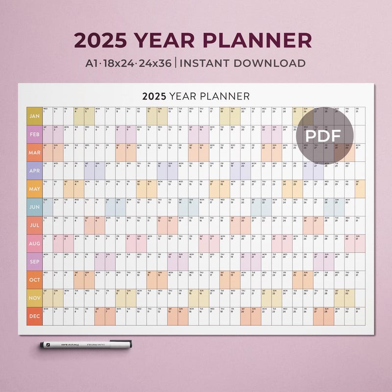 Wall Calendar - Etsy