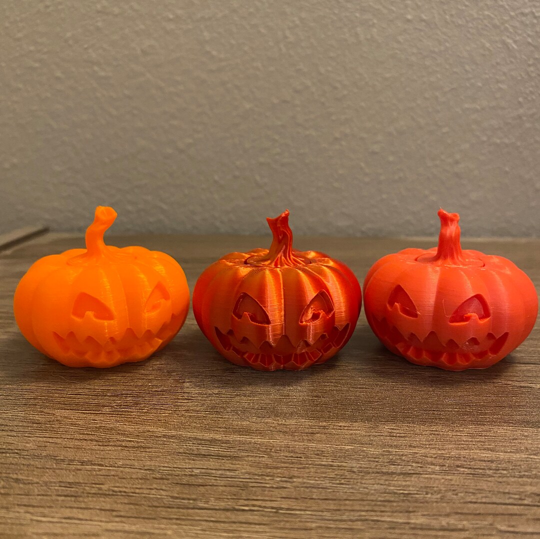 Pumpkin Spinner Fidget Toy 3D Printed - Etsy