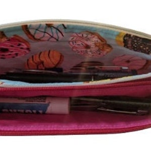 Handmade Quality Colorful Zippered Pouch Pencil Case Makeup Bag ...