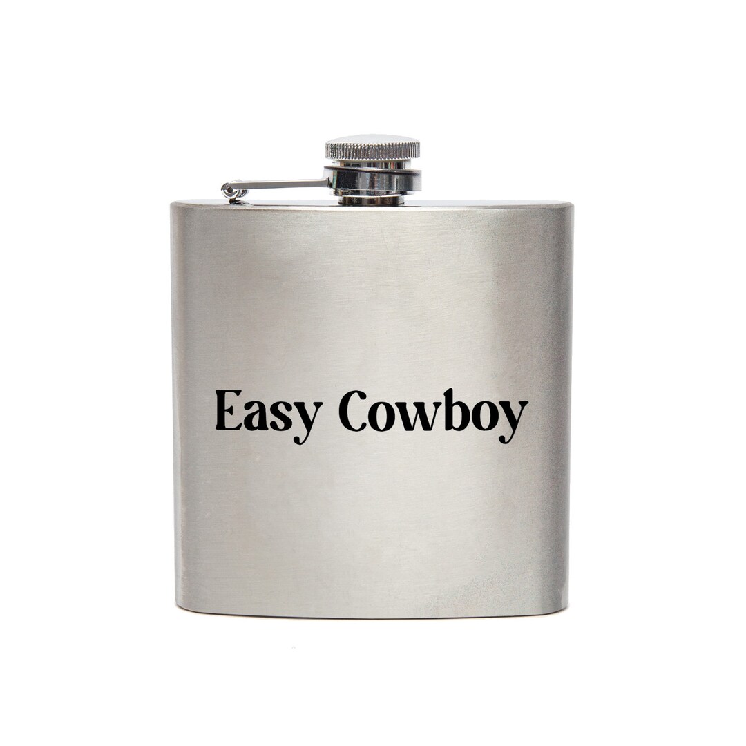 Hip Flask Easy Cowboy Edition - Etsy