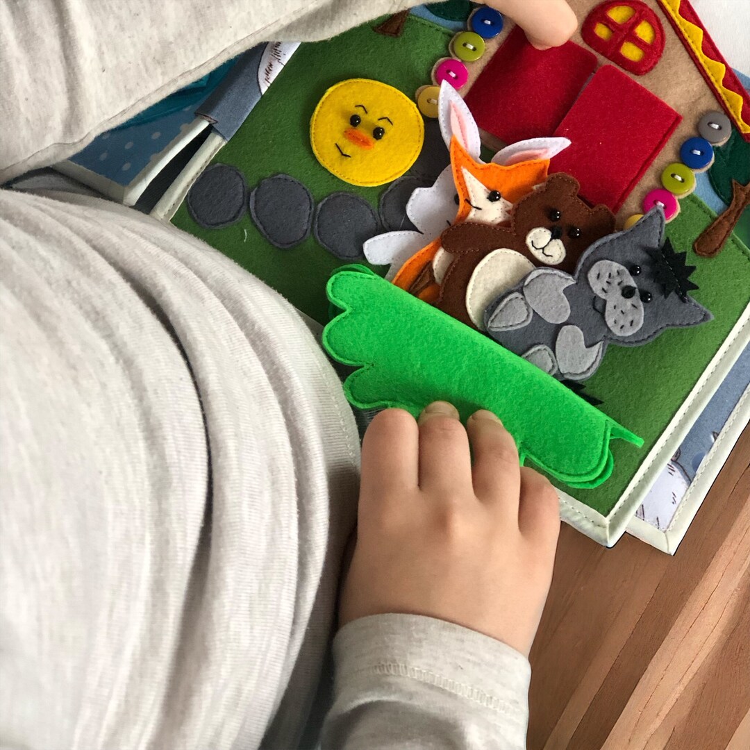 Sensory Toys Montessori Quiet Book Toddler Gift Development Educational ...