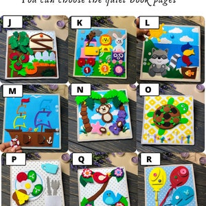 Dementia Activity Quiet Adult Book, Busy Book Felt, Soft Velcro ...