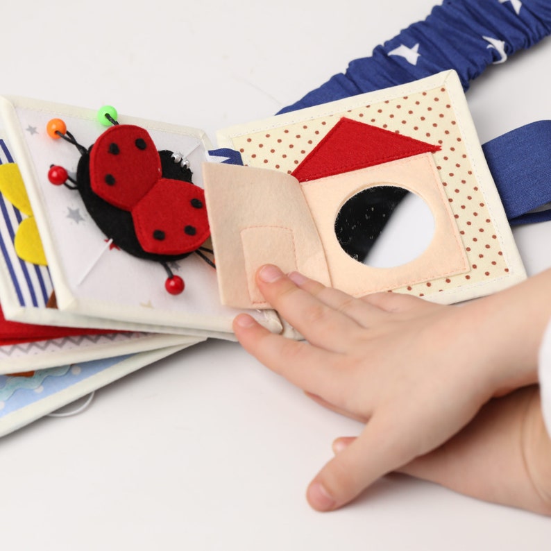 Sensory Table Book Montessori Board Toddler Activity Baby Book Mini ...