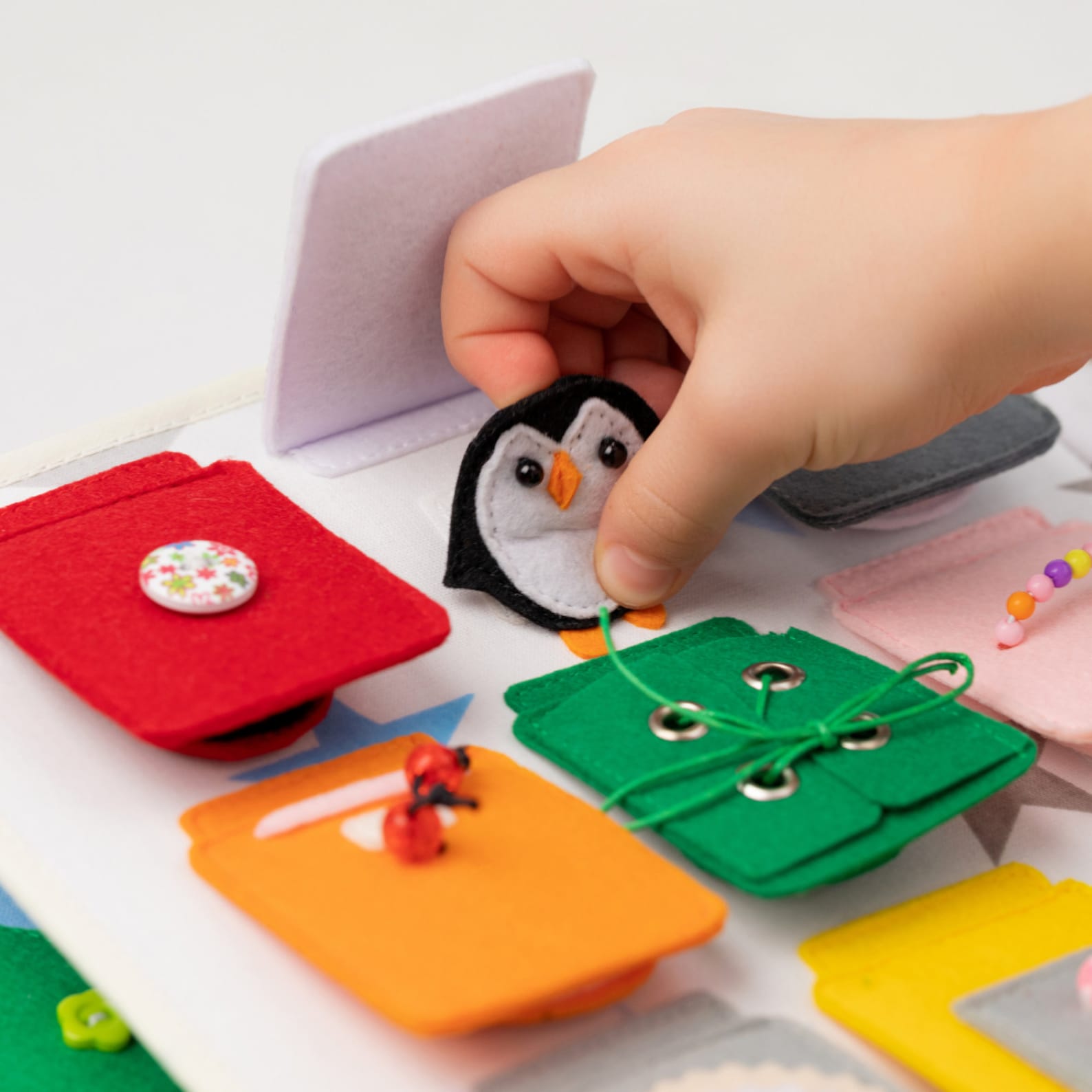 Sensory Toys Montessori Quiet Book Toddler Gift Development Educational ...