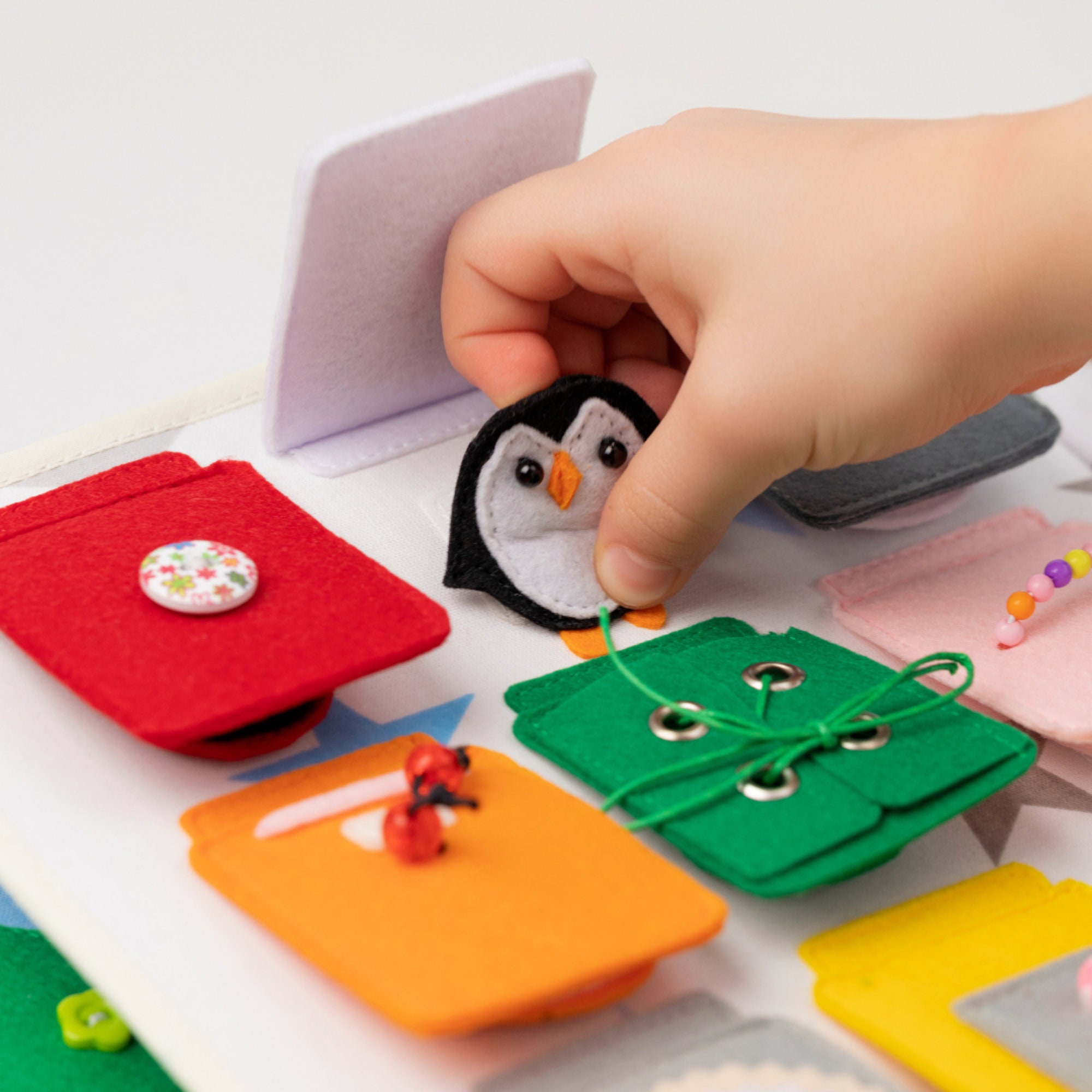 Sensory Toys Montessori Quiet Book Toddler Gift Development Educational ...