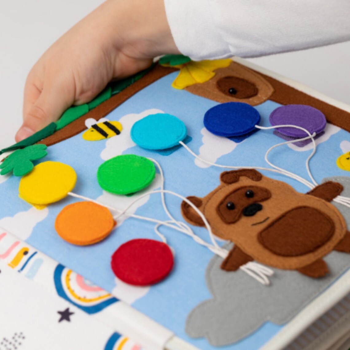 Montessori Toys Toddler Quiet Felt Book Educational Handmade ...