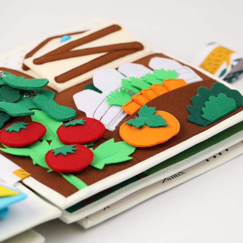Montessori Toys Toddler Quiet Felt Book Educational Handmade ...