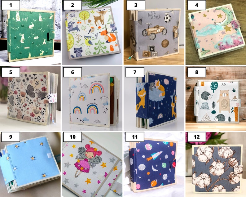 Montessori Toys Toddler Quiet Felt Book Educational Handmade ...