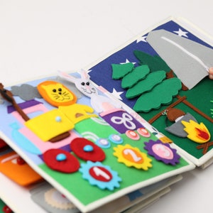 Dementia Activity Quiet Adult Book, Busy Book Felt, Soft Velcro ...