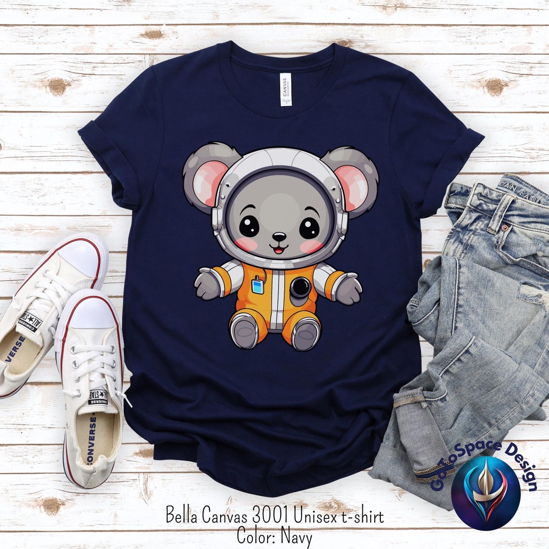 Koala Hug Shirt, Astro Koala Tshirt, Spaceman Koala Shirt, Cute Kawaii ...