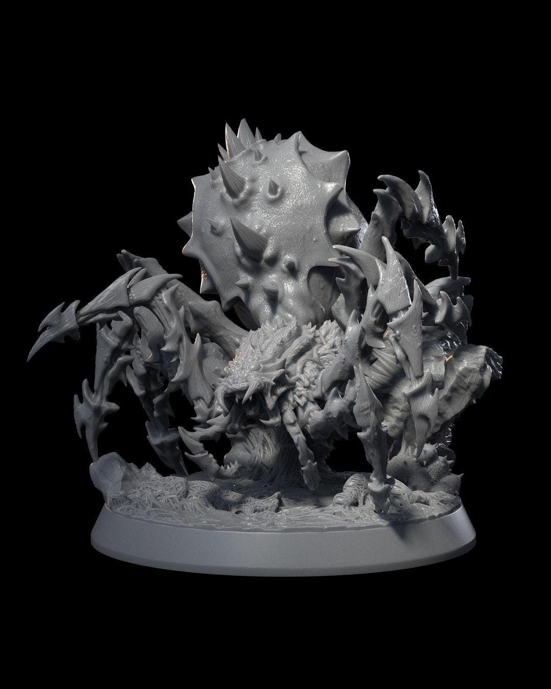Spider Colossus Monster Night Blade DND Miniature Tabletop 32mm 75mm ...