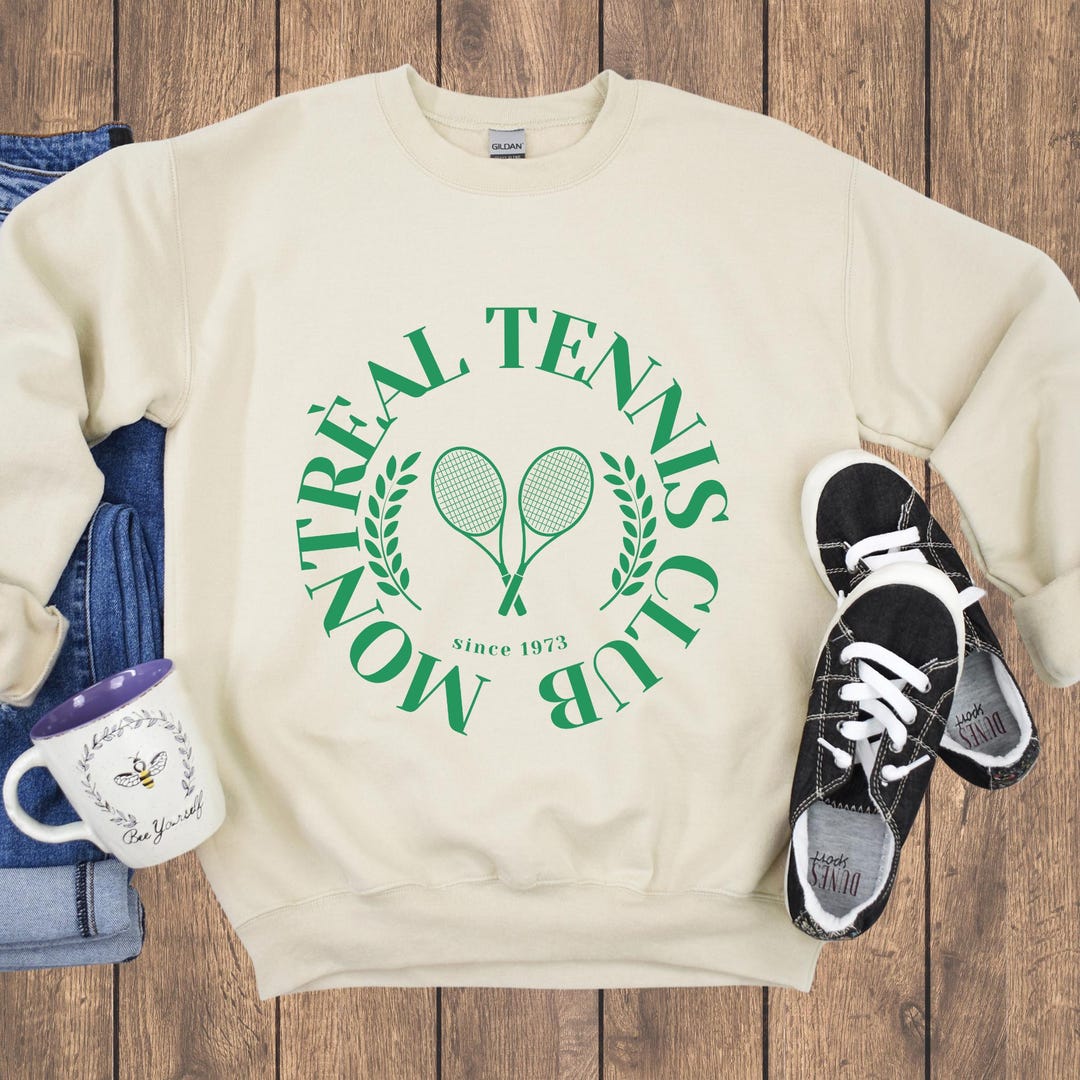 90s Tennis Club Sweater, Unisex Sweatshirt, Old Money Social Club ...