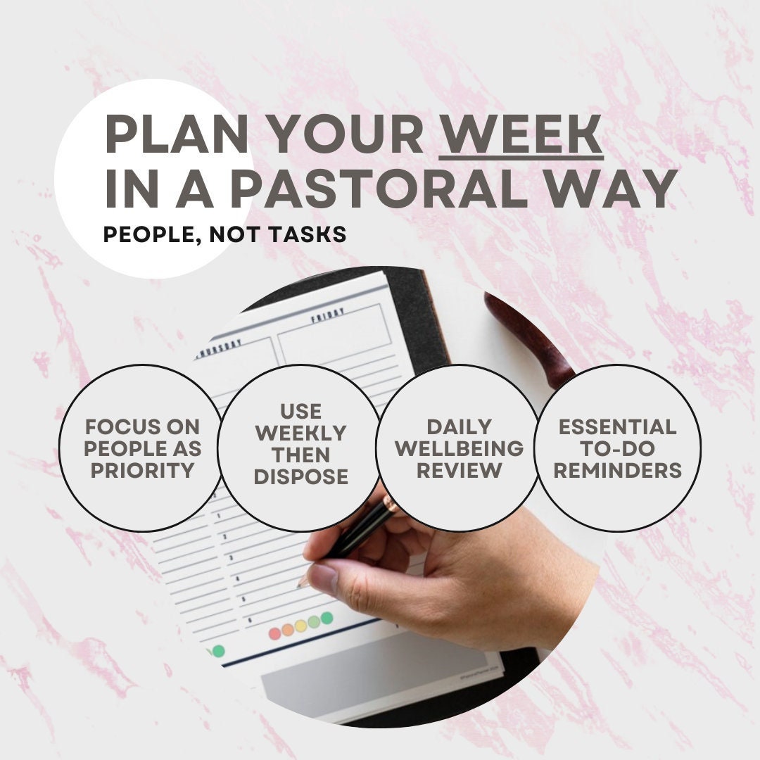 Pastoral Planner Weekly Planning Sheet - for People-focussed ...