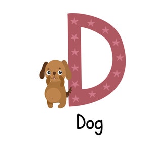 Cute Animal Alphabet Decoration DIGITAL DOWNLOAD Posters, Alphabet ...