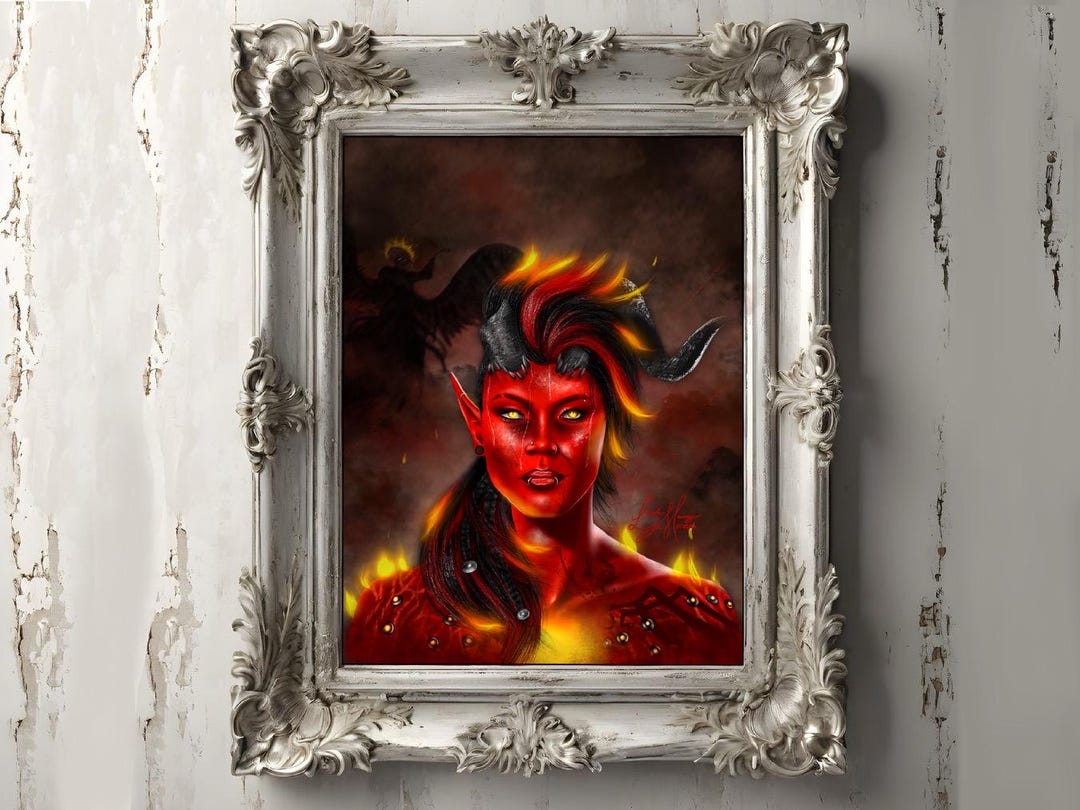 Karlach Print | Baldurs Gate 3 | Karlach Wall Art | Game Wall Art ...