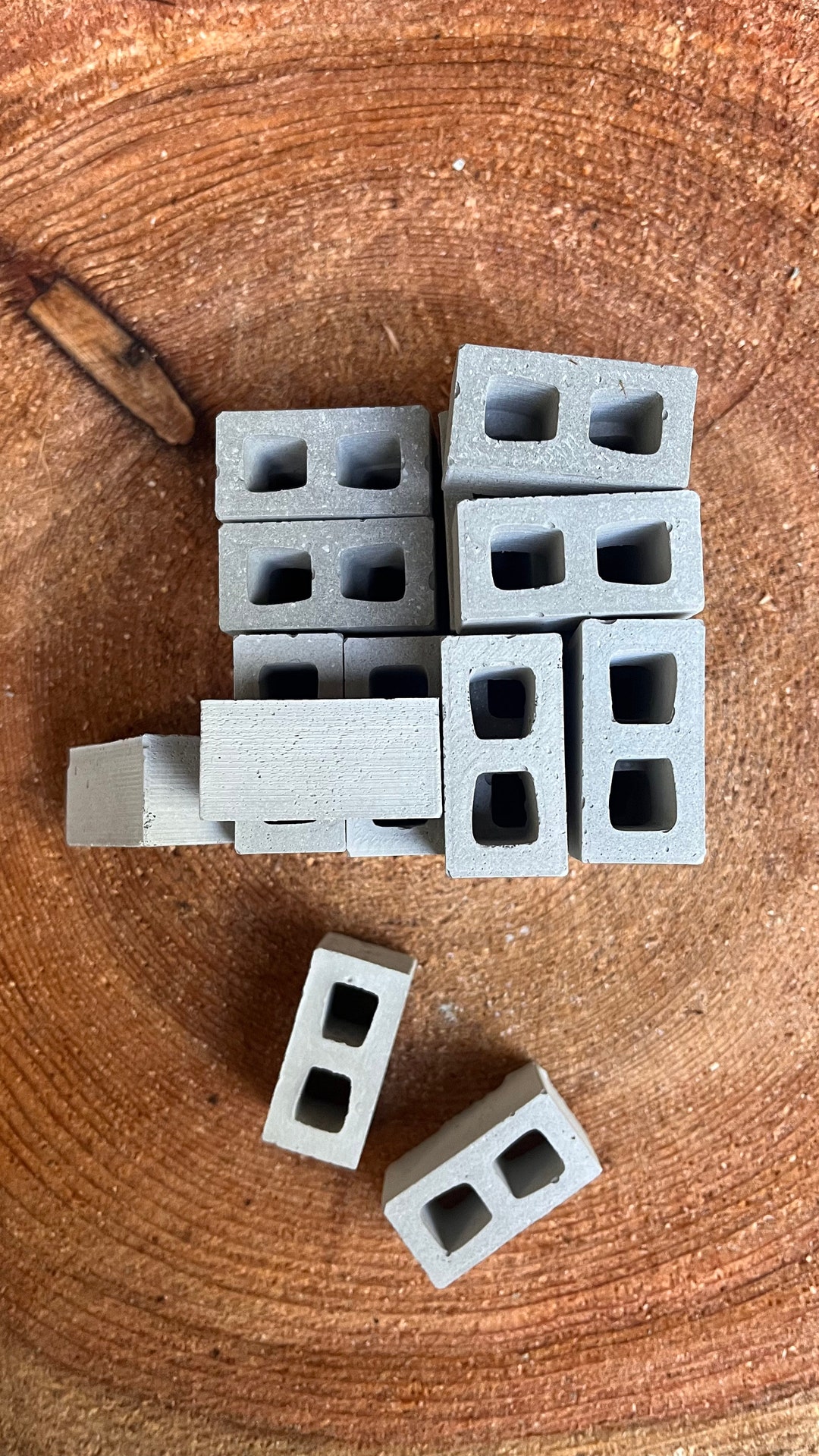 Block - Megapack of Mini Concrete Toy Blocks - Home Décor Scale 1:12 ...