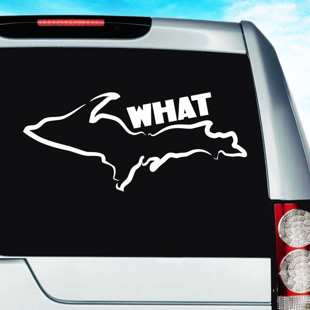 What UP Michigan Upper Peninsula Funny Car Window Vinyl Decal - Etsy