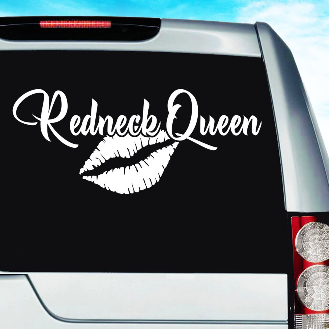 Redneck Queen Truck Car Window Vinyl Decal Sticker Multiple Colors ...