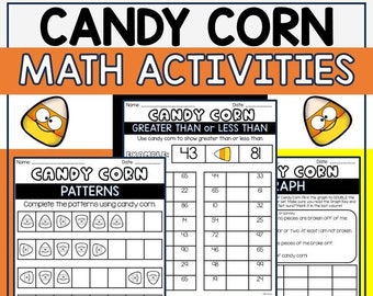 Halloween Candy Corn Math, Jack-o-lantern Adding Activity, Halloween ...