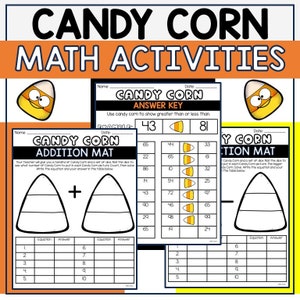 Candy Corn Math Activities - Etsy