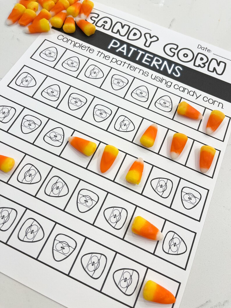 Candy Corn Math Activities - Etsy