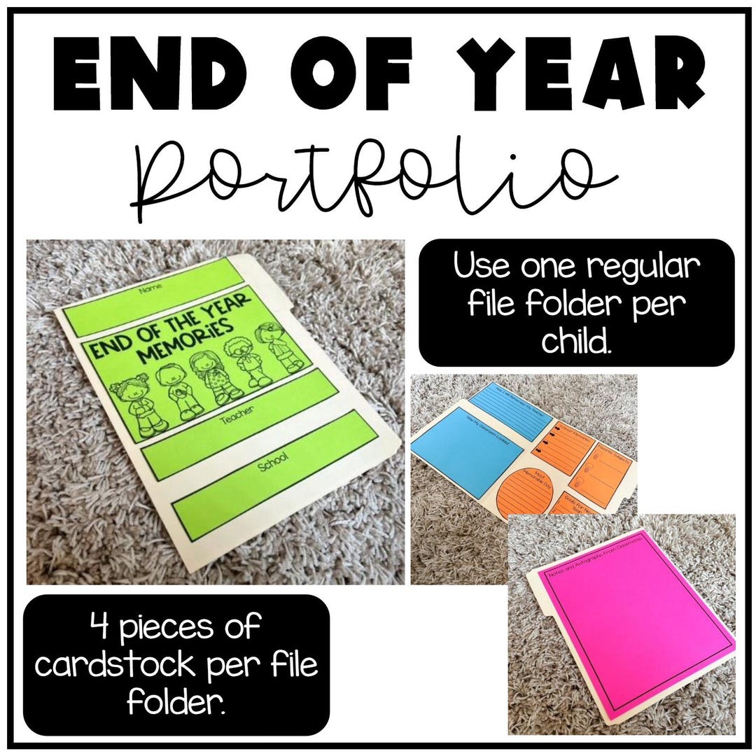 End of the Year Portfolio - Etsy