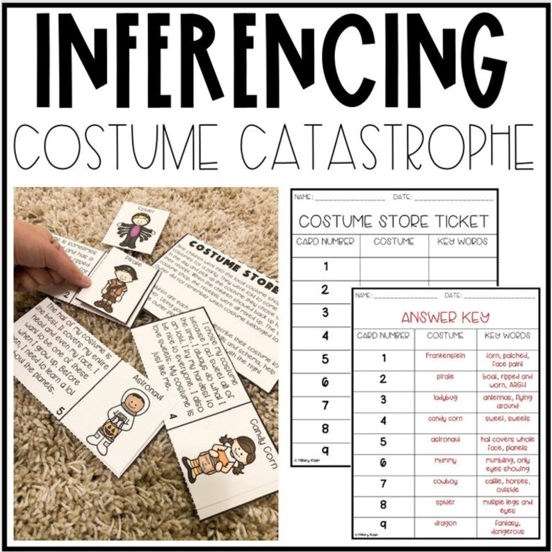 Costume Catastrophe (halloween Inference Game) - Etsy