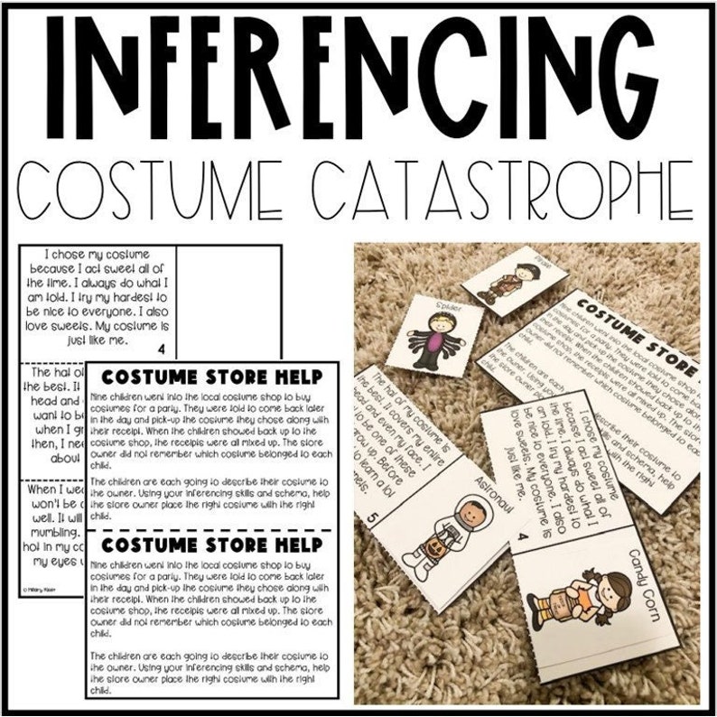 Costume Catastrophe (halloween Inference Game) - Etsy