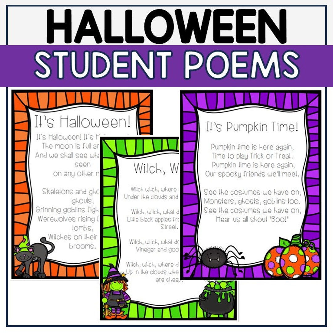 Halloween Poems - Etsy
