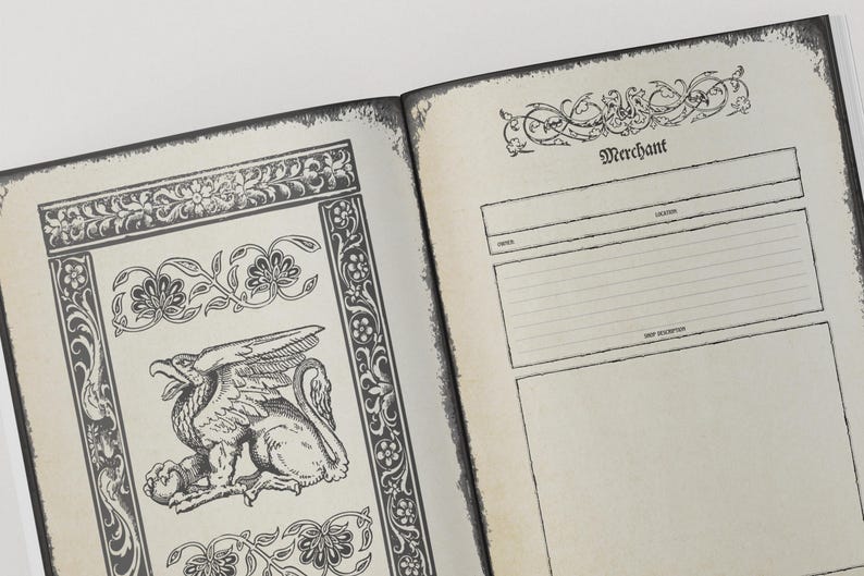 Gothic Dnd Worldbuilding Journal 8.5x11" | 120 Pages Paperback Notebook ...