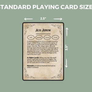 Dnd Spell Cards Bundle | All Classes | Dnd Spellbook Cards | Dungeons ...