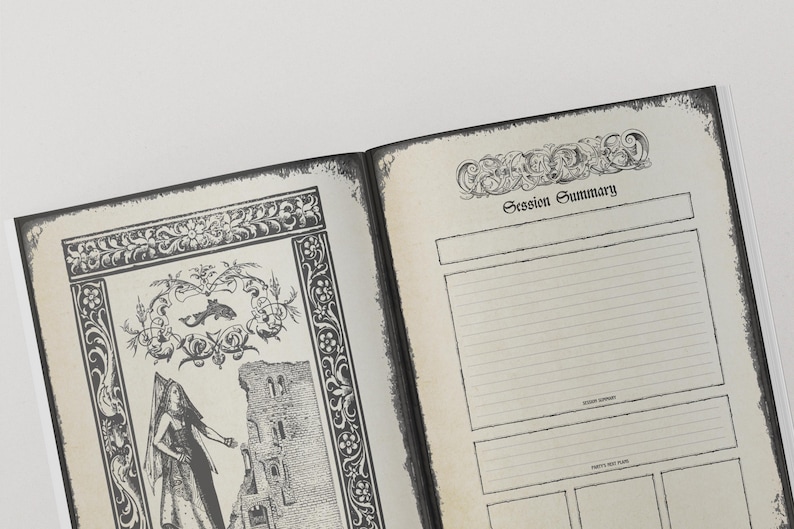Dnd Dungeon Master Bundle | Worldbuilding Journal | Session Planner ...